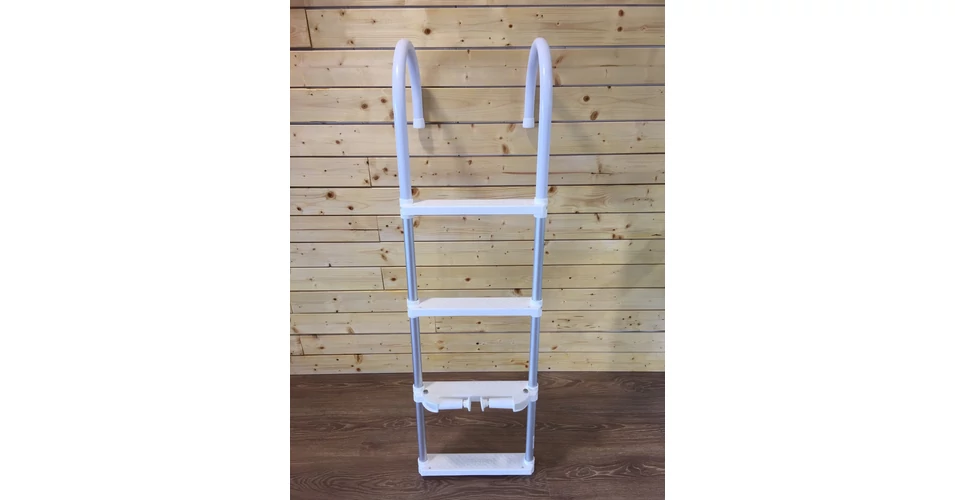 Létra alu fehér 4 fokú OSC - Létrák